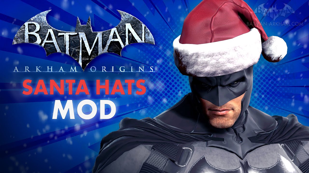 Batman: Arkham Origins but everyone wears a Santa Hat - YouTube