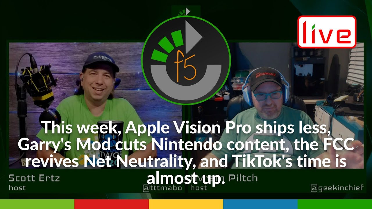 Failures and Bannings | Episode 665 | F5 Live: Refreshing Technology - YouTube