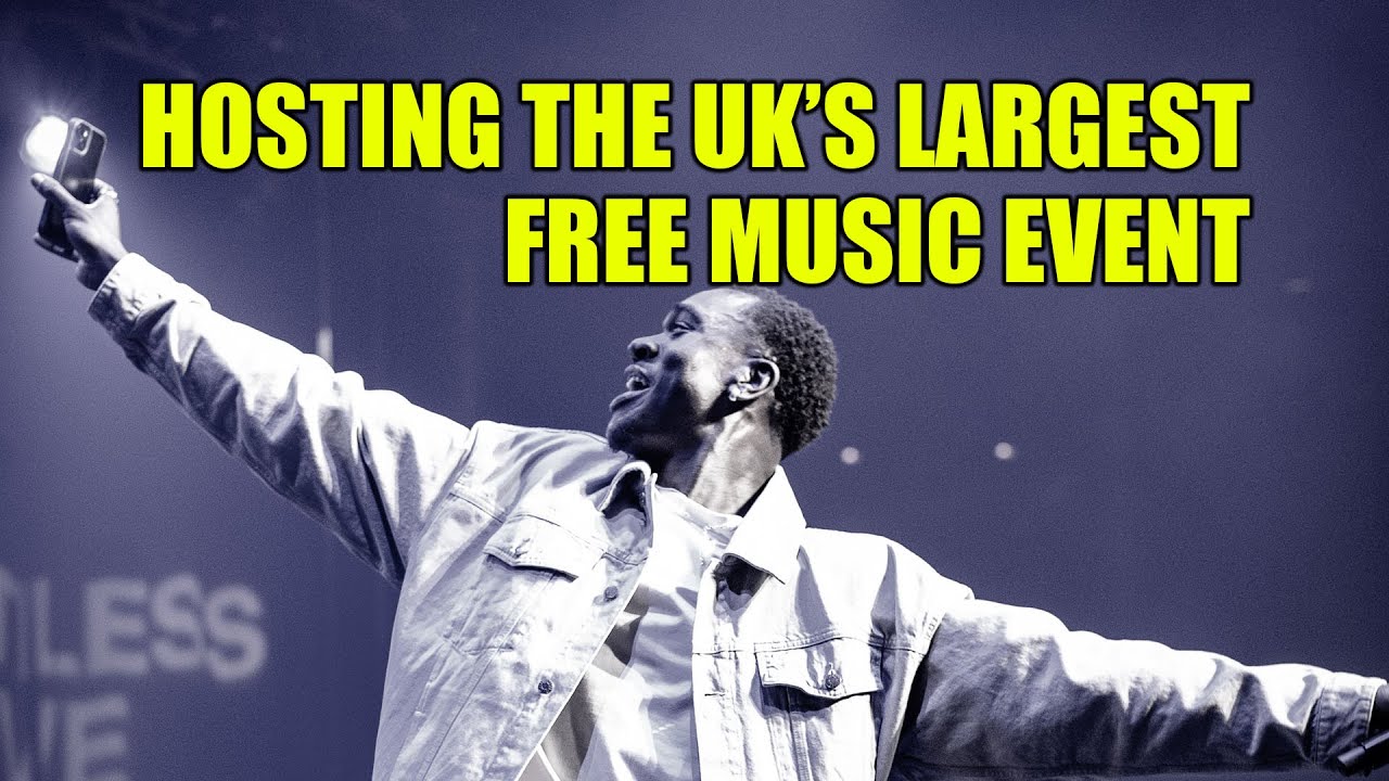 HOSTING THE UK'S LARGEST FREE MUSIC EVENT!!🤯🤯🤯 - YouTube