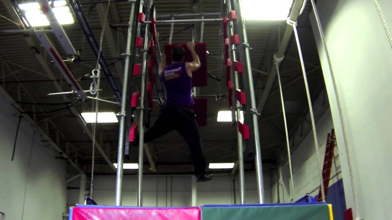 ANW Double Salmon Ladder to Unstable Bridge Rig @ GCA - YouTube