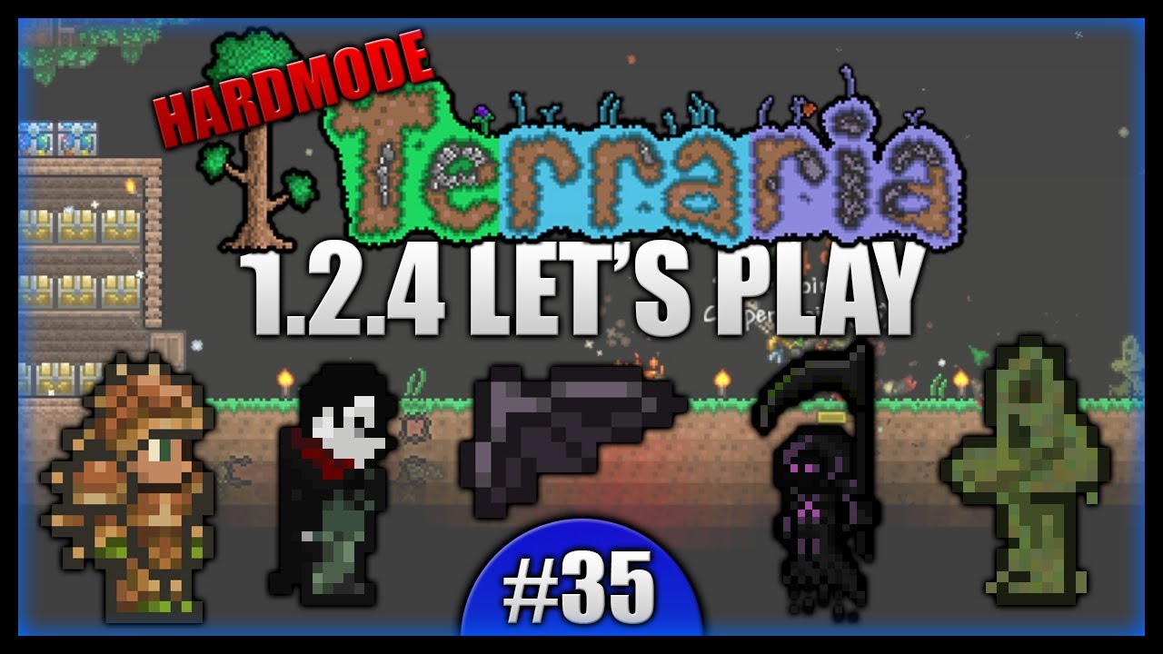 Unlucky Solar Eclipse! Making Turtle Armour! || Let's Play Terraria 1.2 ...