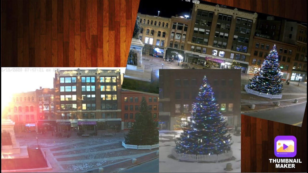 Portland Downtown Monument Square Live Cam - YouTube