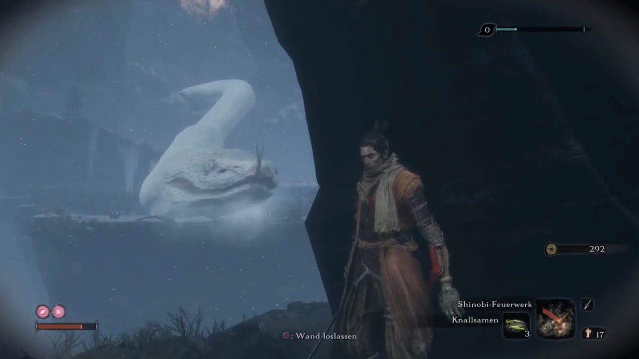 Sekiro: Shadows Die Twice: One-Armed Wolf Meets The Giant Snake For The ...