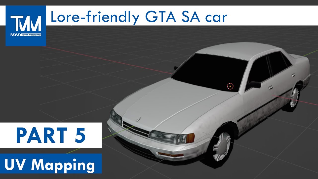 UV Mapping - GTA SA Lore-friendly Car Tutorial Part 5 - YouTube