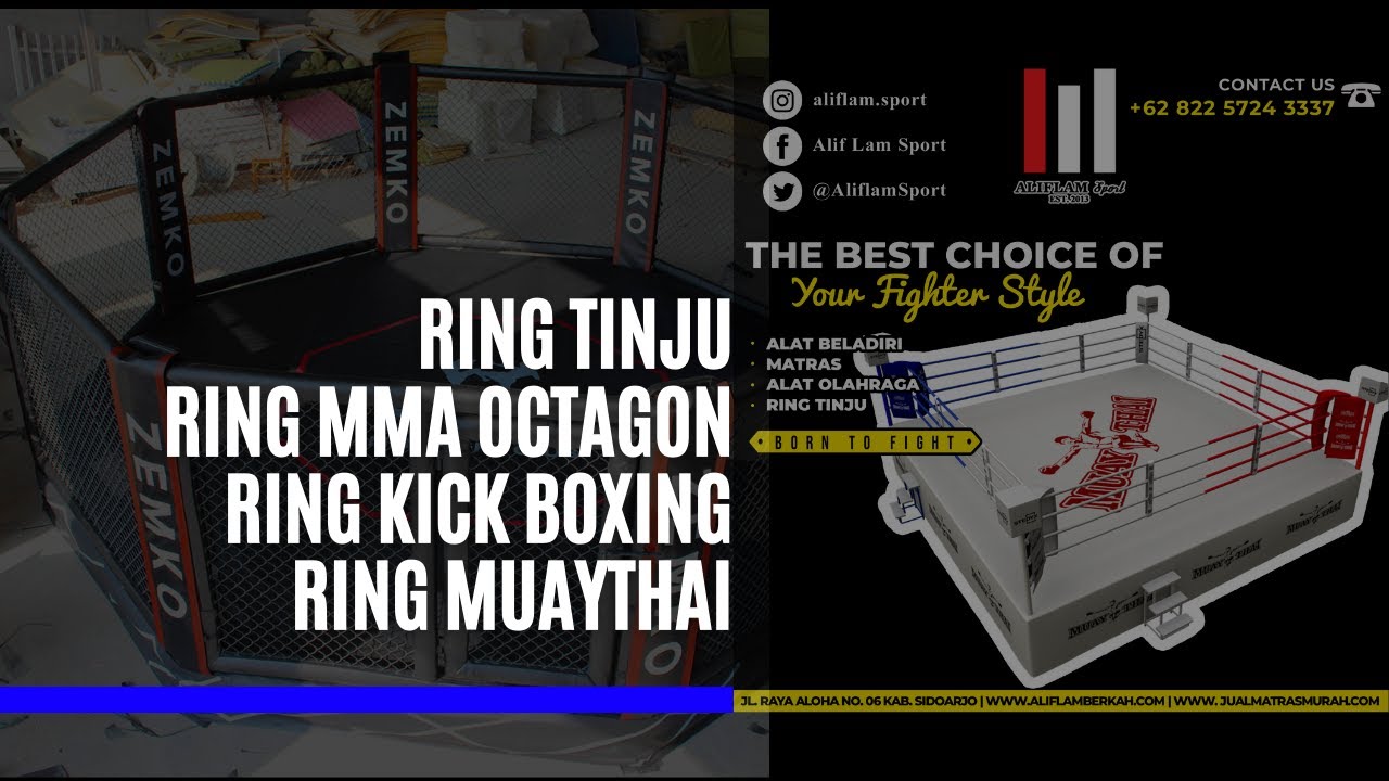 PEMBUAT RING TINJU 0822.5724.3337 Ring MMA Octagon, Ring Boxing, Ring ...