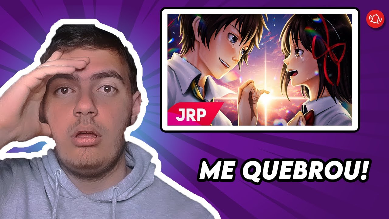 Reagindo a Além do Tempo | Taki e Mitsuha (Your Name) | JRP ft. Amanda Areia #react #jrp # ...
