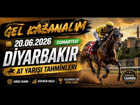 20 Haziran 2026 Cumartesi Diyarbakır At Yarışı Tahminleri At Yarışı Yorumlar-youtube-tjk-canlı Nasıl