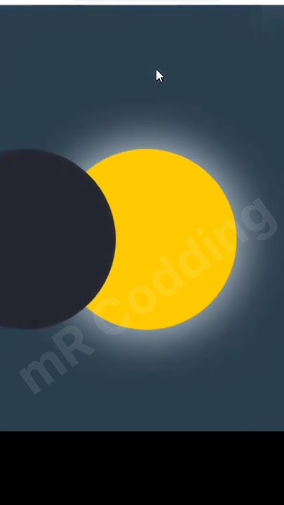 Sun and Moon animation | Sun and Moon animation effect in html css #mrcodding #viral #shorts ...