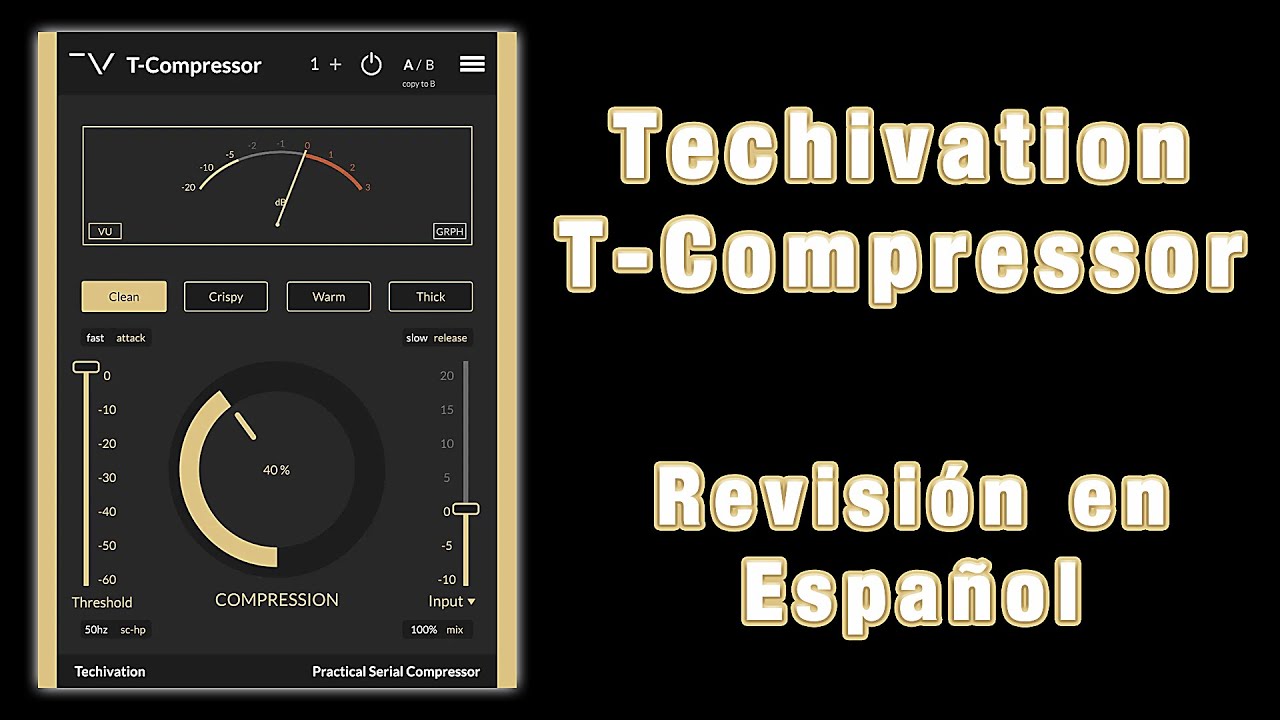 🎧Techivation T-Compressor🎧 -Revisión en Español- - YouTube