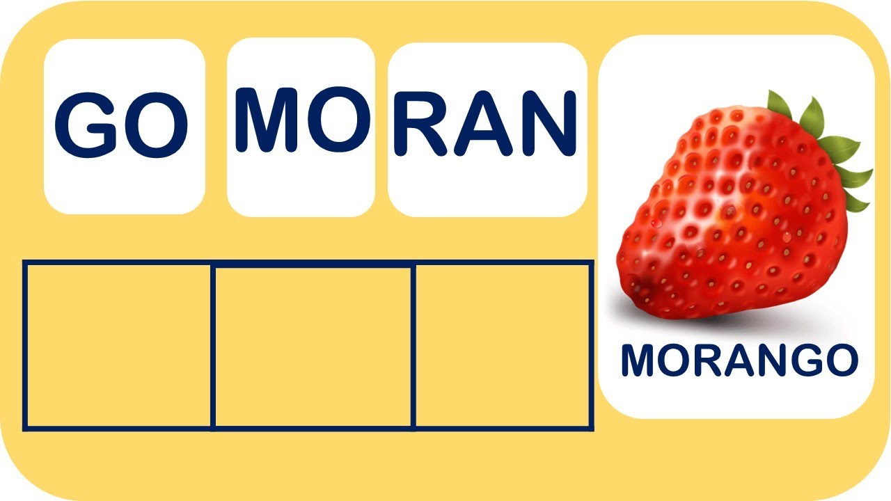 NOMES DE FRUTAS/Aprendendo a ler e escrever /Lendo em casa ...