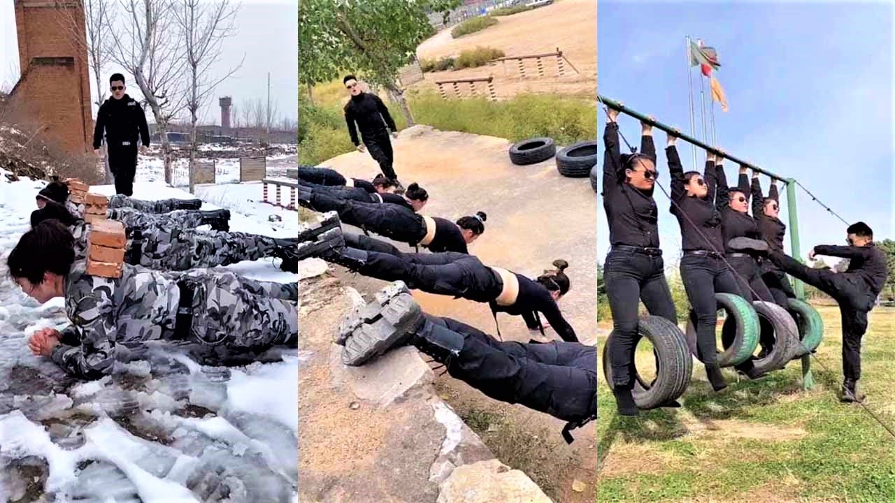 Strong Girls - A girl's hard life while training to be a soldier - YouTube