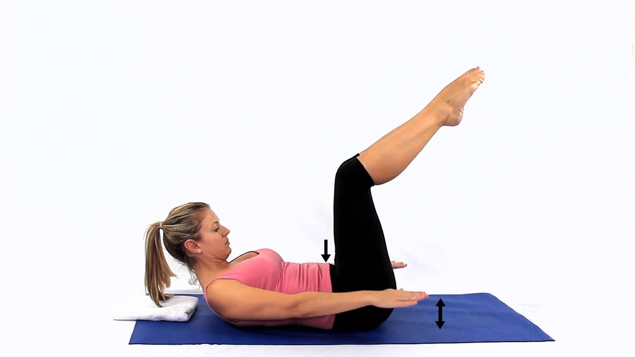 Pilates Hundreds 4 with opened knee angle - YouTube