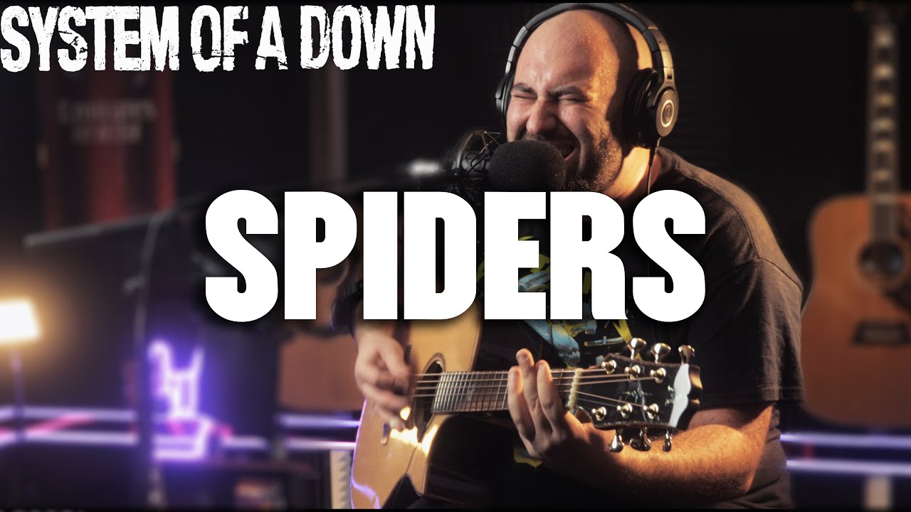 SYSTEM OF A DOWN - SPIDERS Acoustic Guitar cover - YouTube