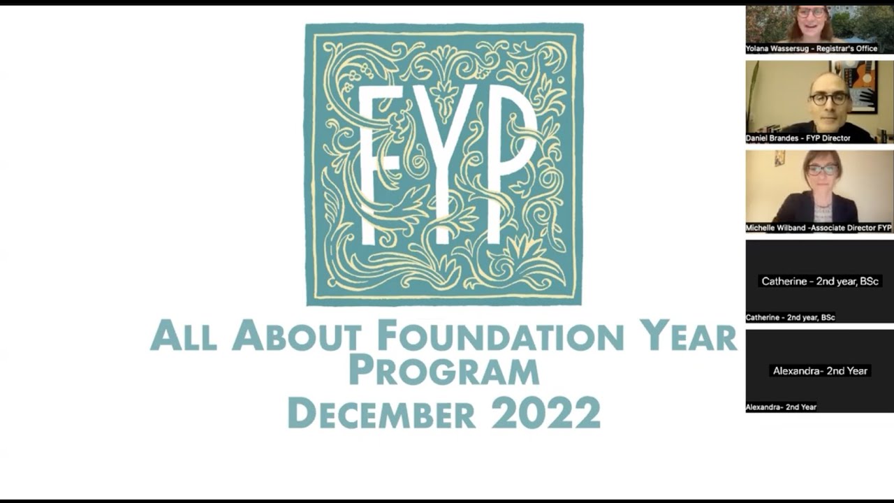 All About Foundation Year Program 2022 Webinar | University of King's ...