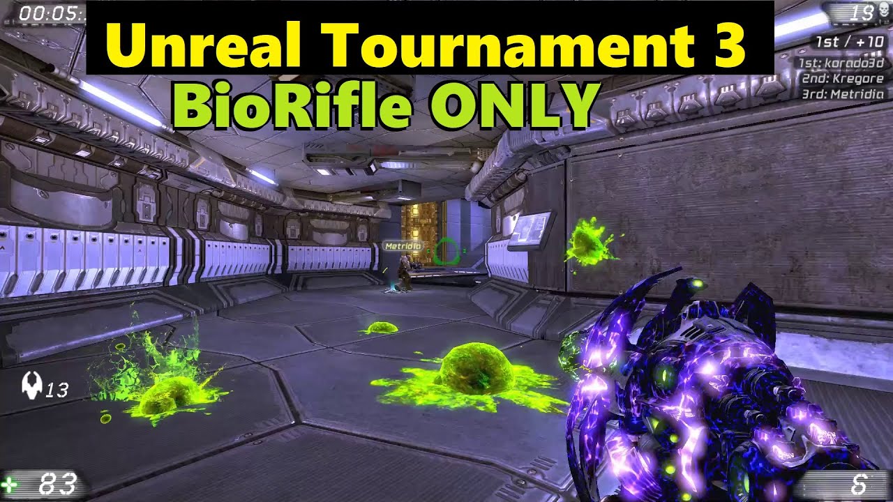 Unreal Tournament 3 [BioRifle ONLY😊!] [2022-12-04] - YouTube