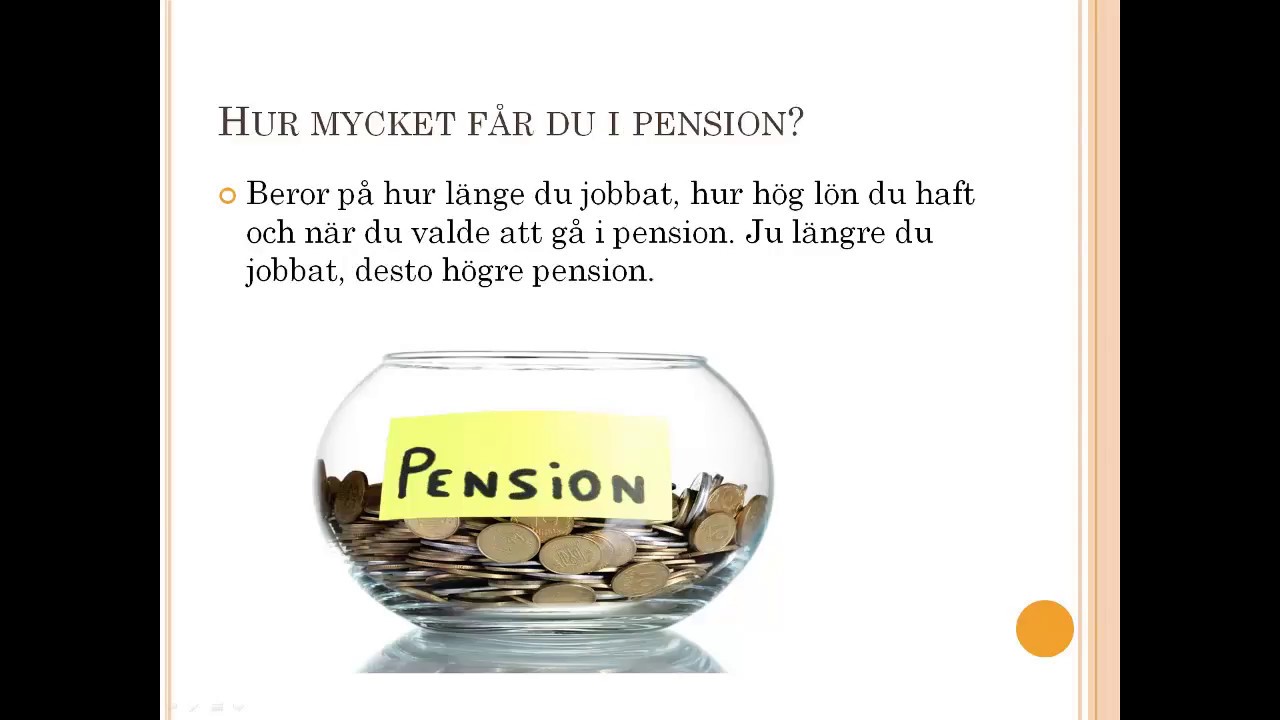 Vad är pension och hur funkar det svenska pensionssystemet? - YouTube