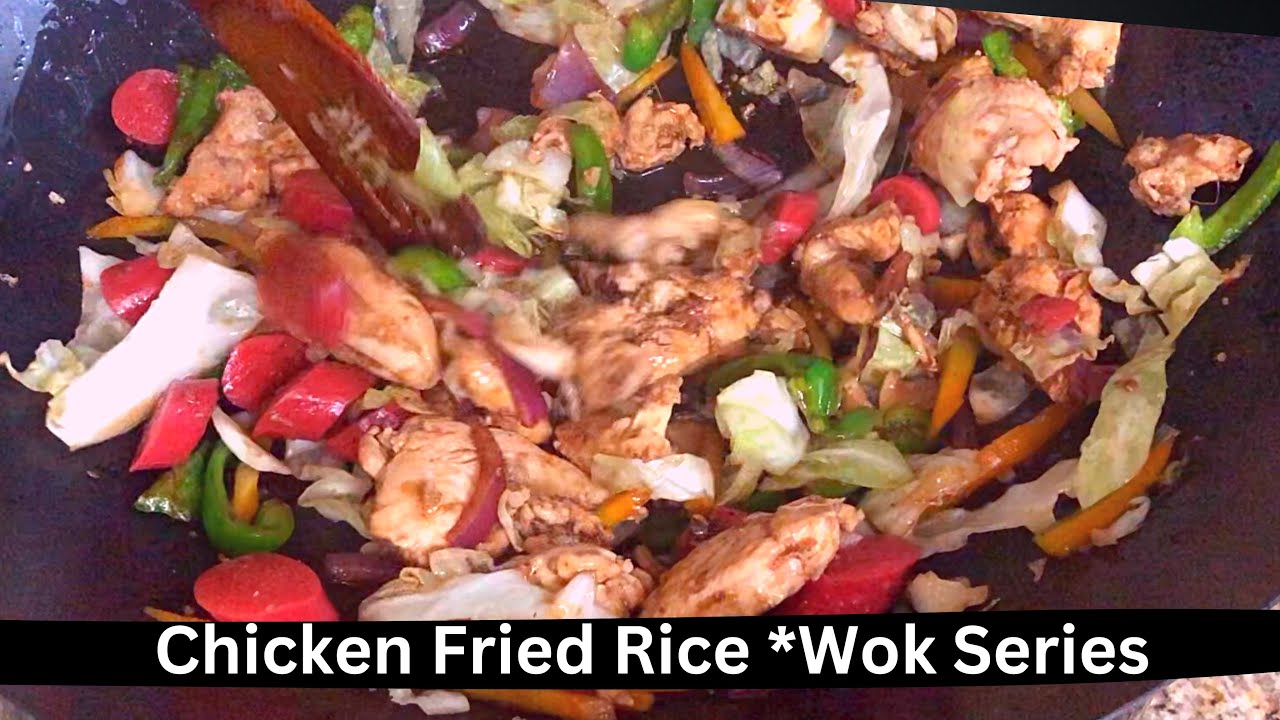 ASMR COOKING SHOW *WOK SERIES | CHICKEN FRIED RICE | FOOD AMBIENT ...
