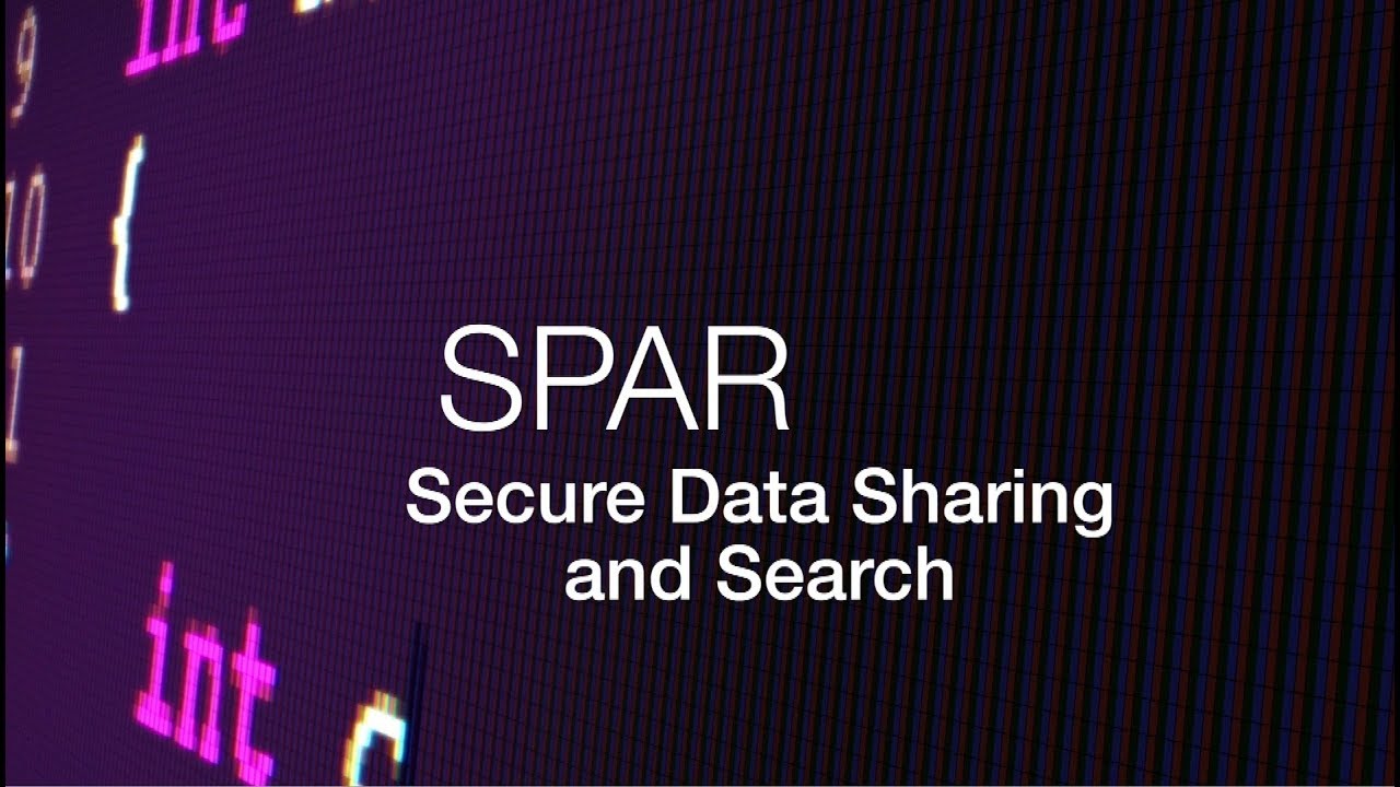 SPAR Secure Data Sharing and Search - YouTube