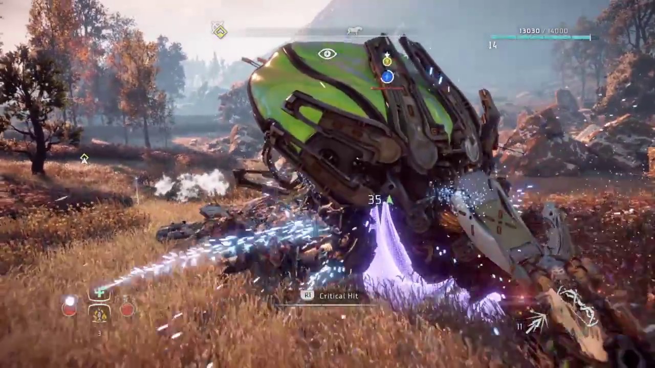 Horizon Zero Dawn - Fire Bellowback - YouTube