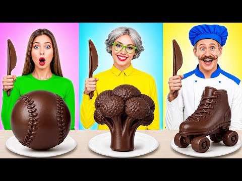 Ben vs Büyükanne Çikolatalı Yemek Mücadelesi | İnanılmaz Mutfak Tarifleri Multi DO Joy