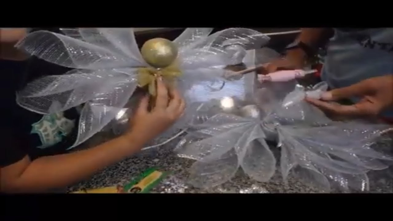 DIY DOLLAR TREE DECO MESH ANGELS - YouTube