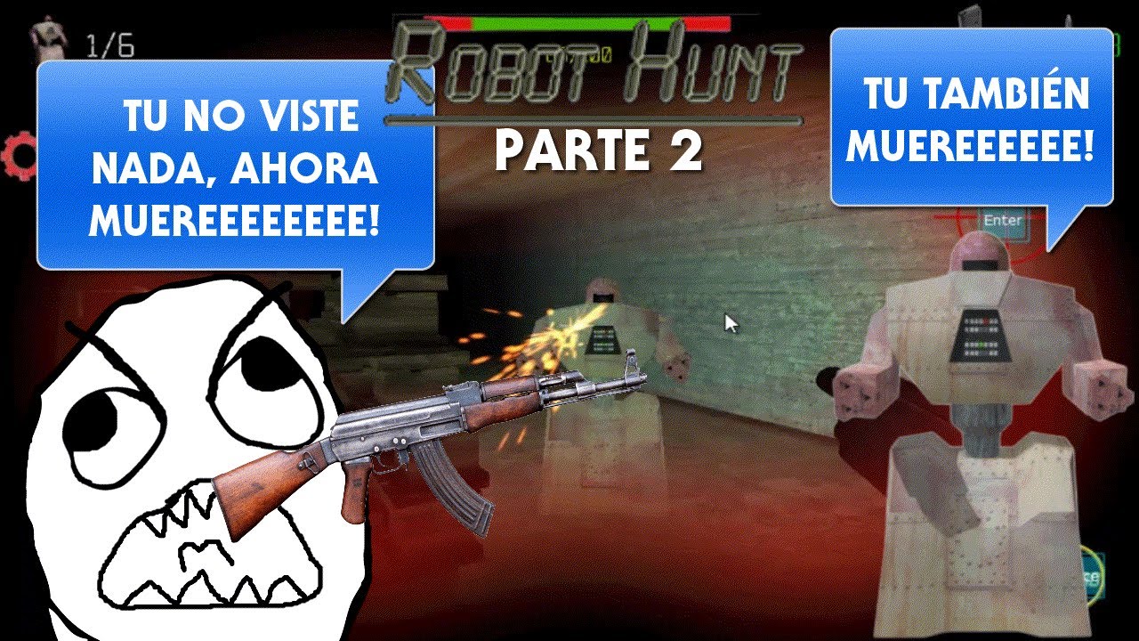 Robot Hunt (Parte 2 Loquendo, 2ª Tanda de Robots, en un almacén ...