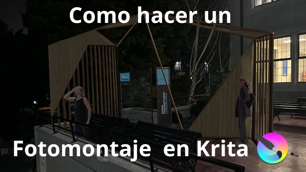 Tutorial básico de fotomontajes en Krita - YouTube