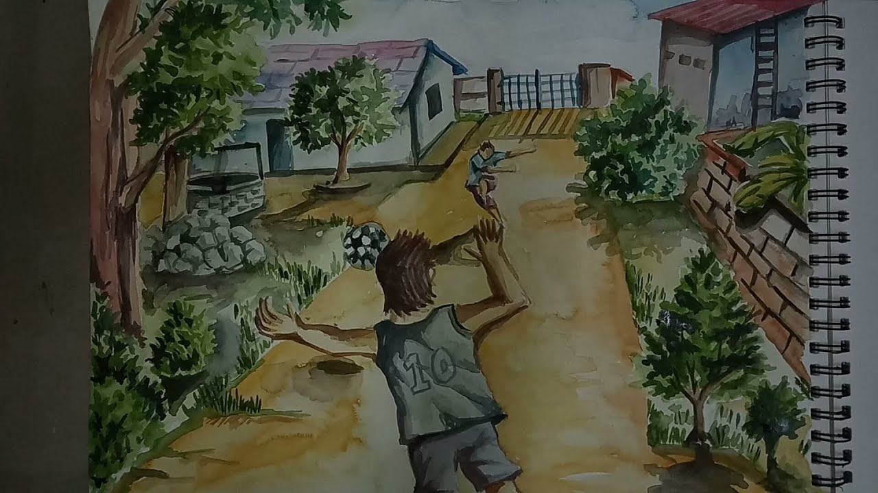 Watercolor Painting- How to paint figurative compositions - YouTube