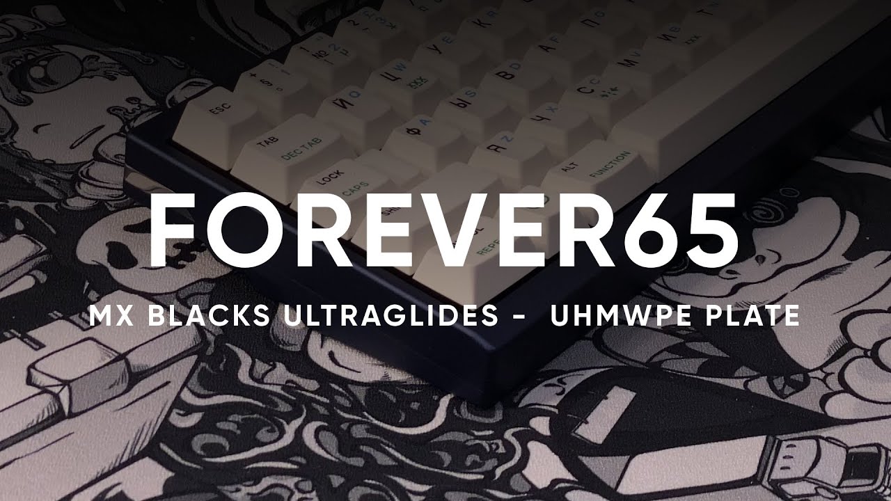 Forever65 by Drift Mechanics with MX Blacks Ultraglides on UHMWPE Plate ...