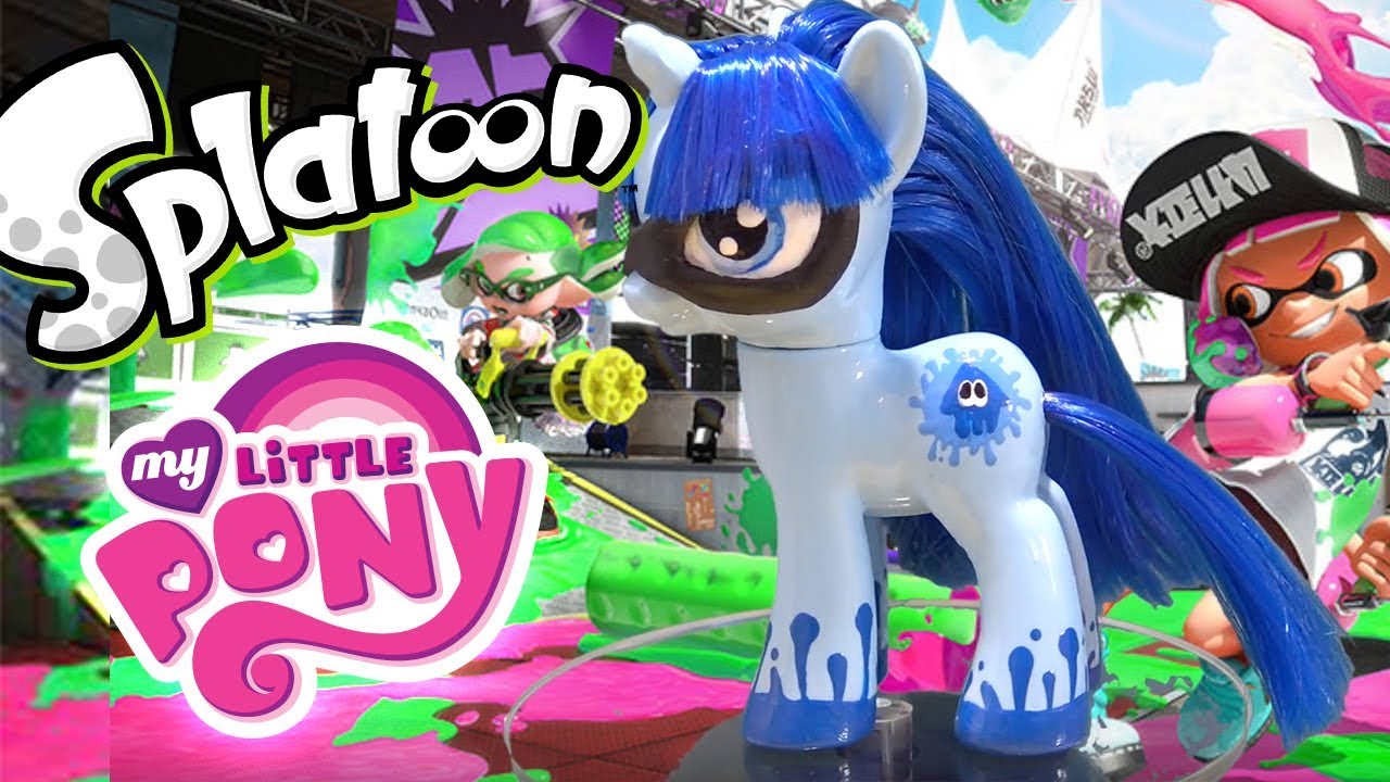 Custom SPLATOON PONY || Fan Custom Friday #22 || Custom OC Pony ...