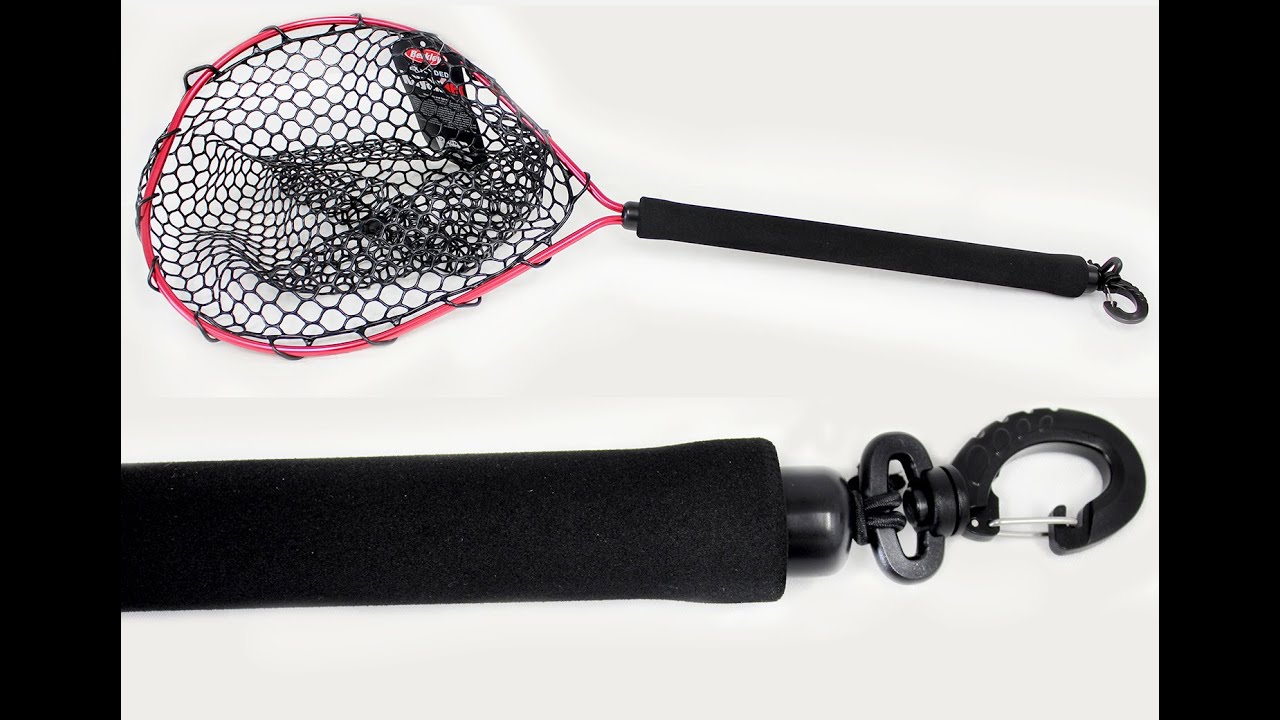 Berkley Kayak Net with EVA grip and Fish friendly Large Mesh - YouTube