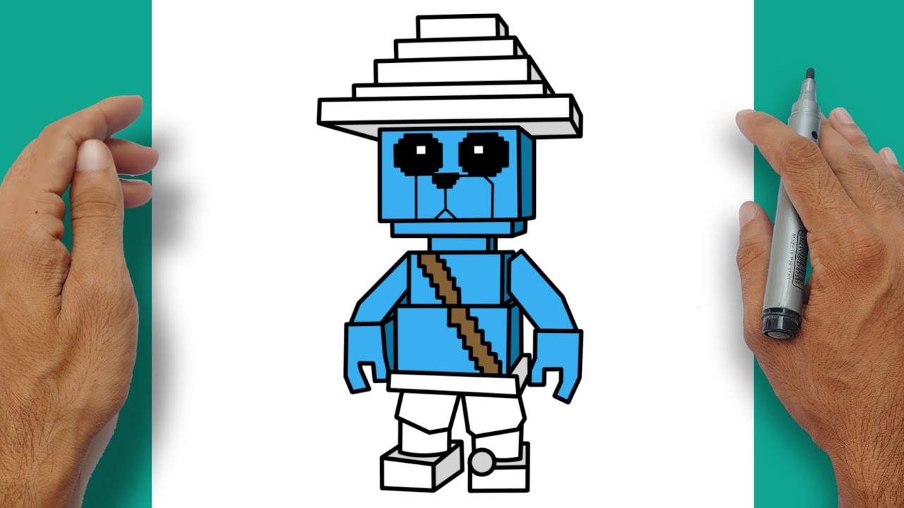 How to Draw SMURF CAT from Steal a Brainrot | Roblox - YouTube
