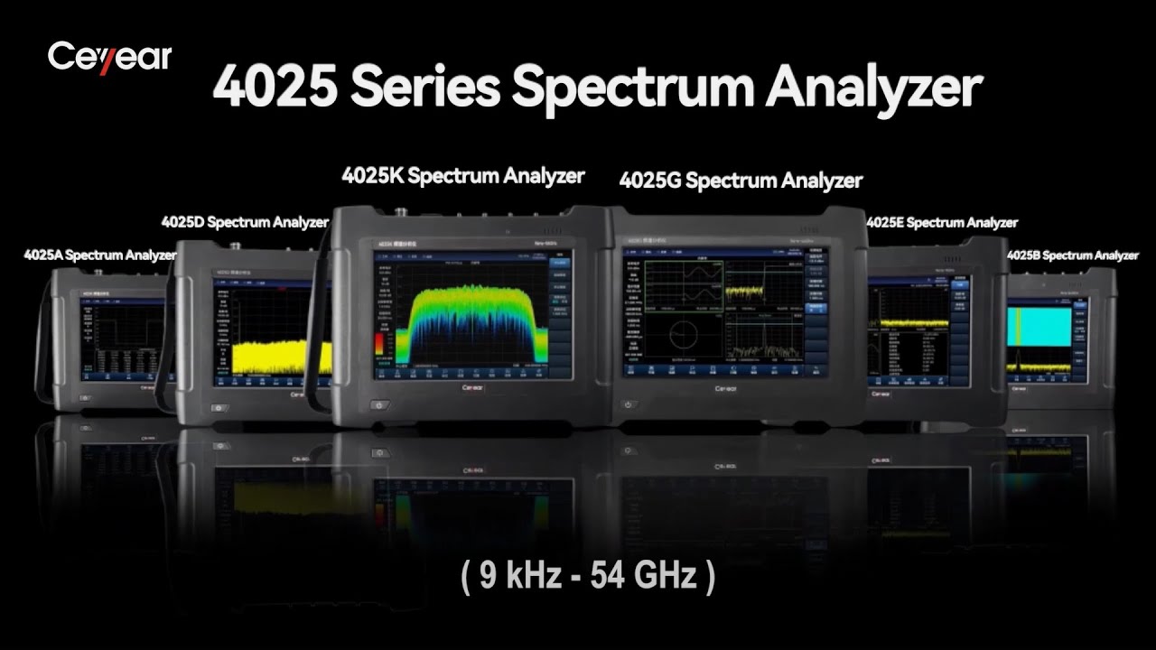 Ceyear 4025 series Handheld Spectrum Analyzer - YouTube