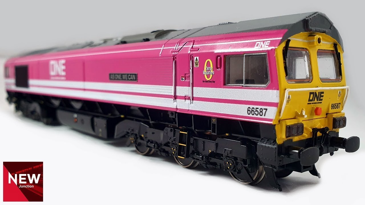 Rainbow Railways Class 66 in ONE (Ocean Network Express) Livery | Under ...
