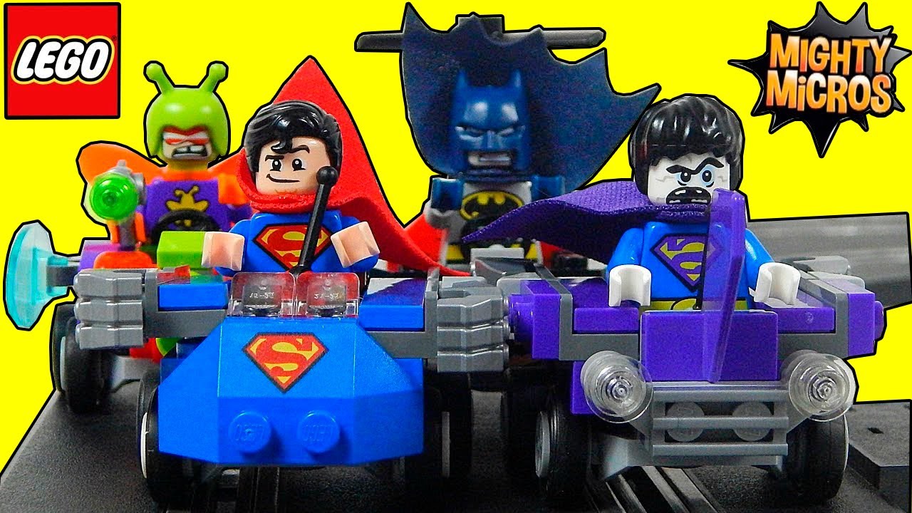 Lego Mighty Micros Batman, Superman, Bizarro y Killer Moth en stop ...
