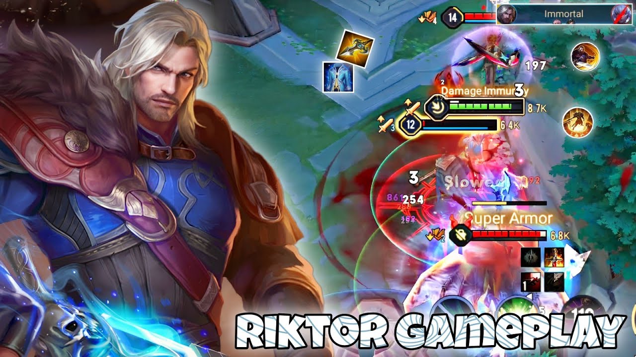 Riktor Slayer Lane Pro Gameplay | New Best Build | Arena of Valor Liên Quân mobile CoT - YouTube