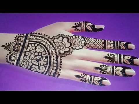 New stylish arabic mehndi design | easy mehndi design | mahider design ...