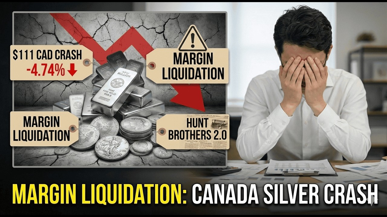 MARGIN LIQUIDATION: Canada Silver CRASHES -4.74% Weekly to $111 CAD ...