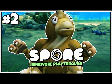 BIRTH OF BEAR DUCK | Spore (Let's Play Spore Part 2) - YouTube