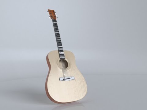Modeling a Guitar in 3ds Max | 3d Modeling for Beginners - YouTube