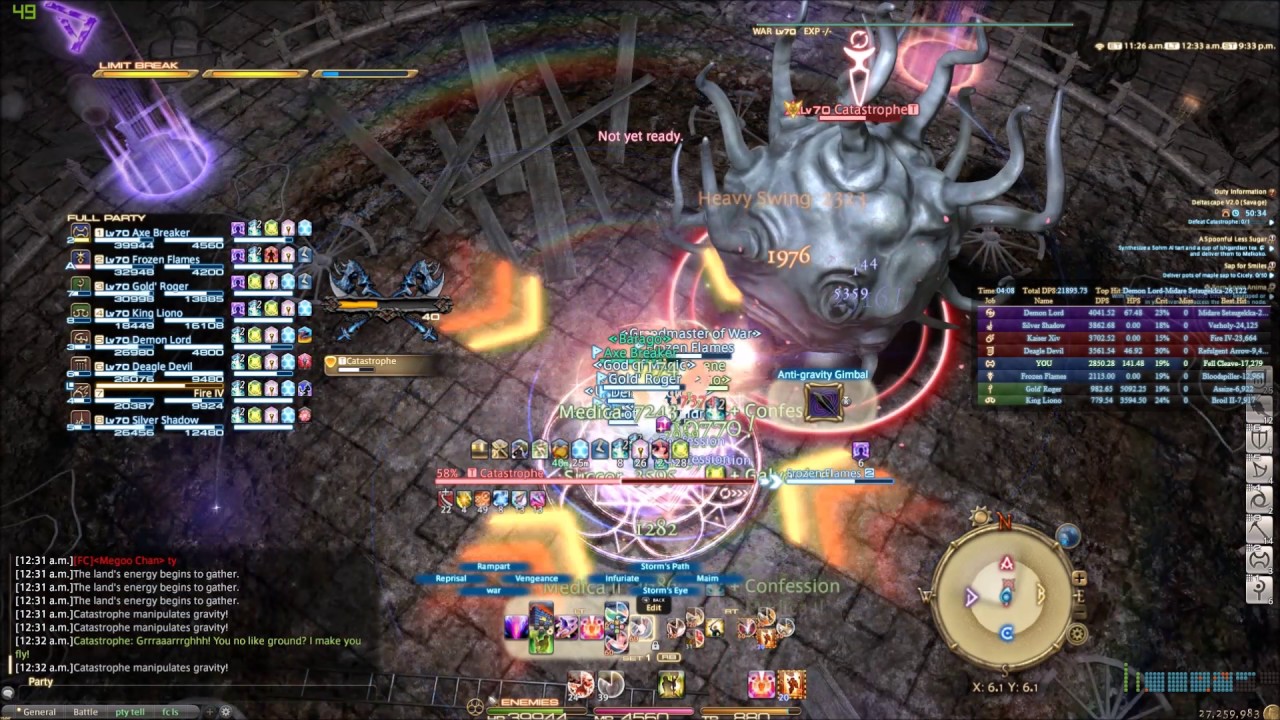 FFXIV | Omega V2 Savage Clear | WAR POV (O2S) - YouTube