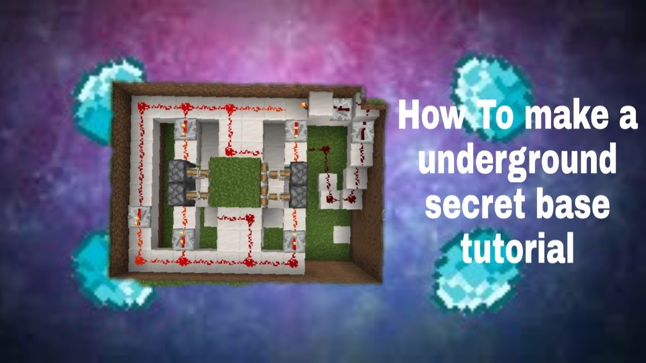 How to make a underground secret base - YouTube