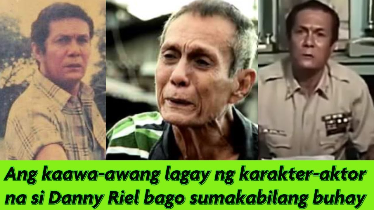 Ang kaawa-awang lagay ng karakter-aktor na si Danny Riel bago ...