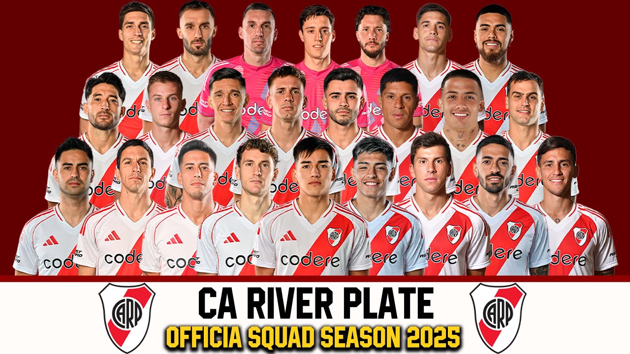 CA River Plate Official Squad Season 2025 | Torneo Apertura Season 2025 ...