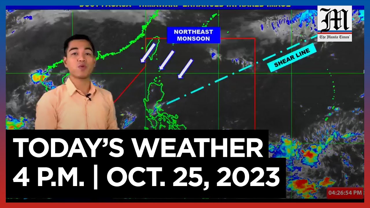 Today's Weather, 4 P.M. | Oct. 25, 2023 - YouTube