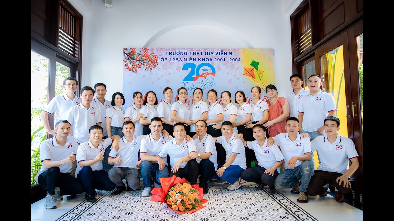 TRUONG THPT GIA VIEN B LOP 12B3 NIEM KHOA 2001-2004 - YouTube