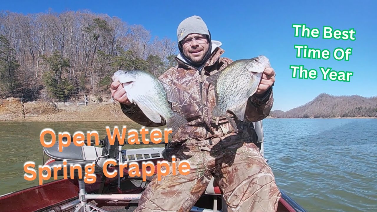 Open Water Black Crappie | Spawn Transition | How To Catch Them ...