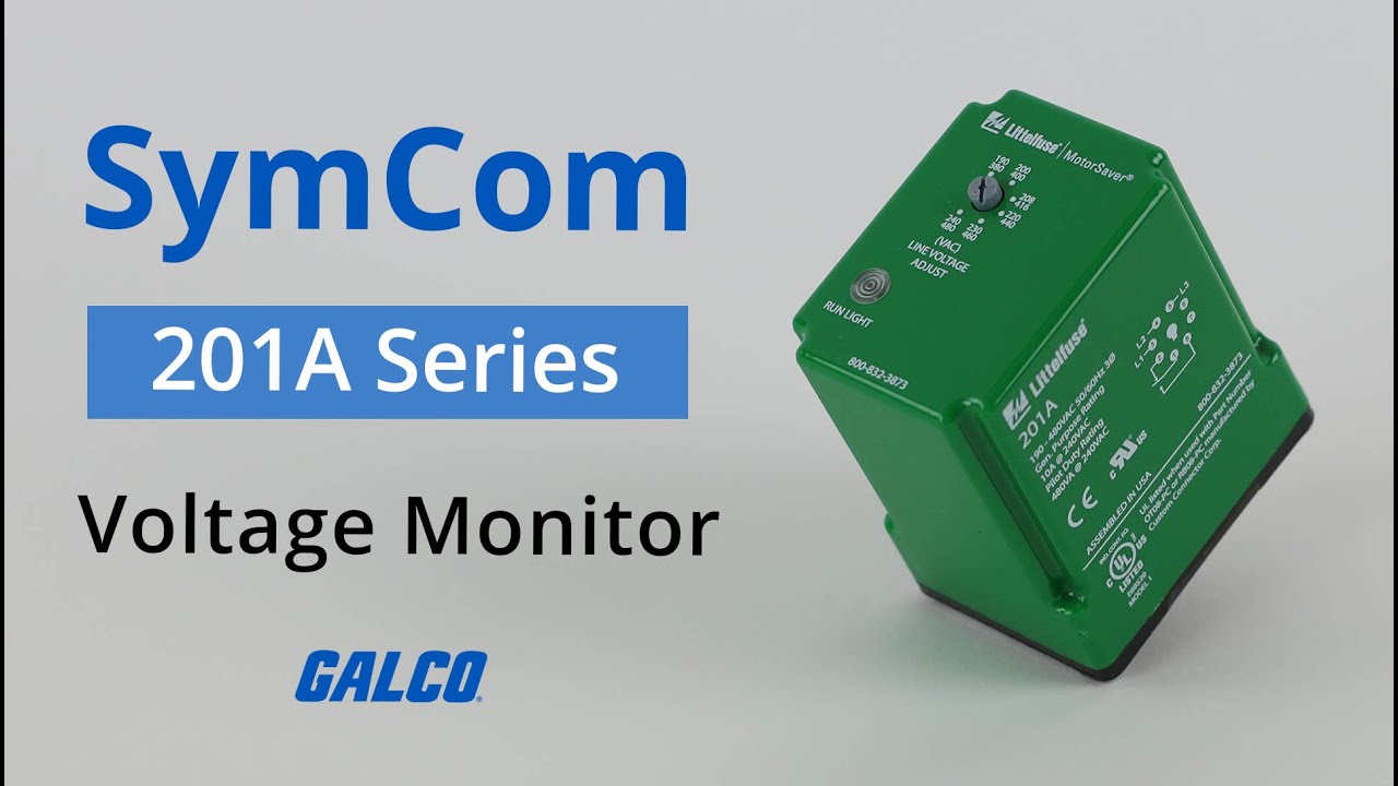 SymCom's 201A Series Voltage Monitor - YouTube