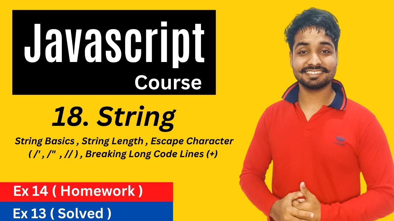 String In Javascript Javascript Tutorial In Hindi 18 YouTube String In Javascript Javascript Tutorial In Hindi 18 YouTube