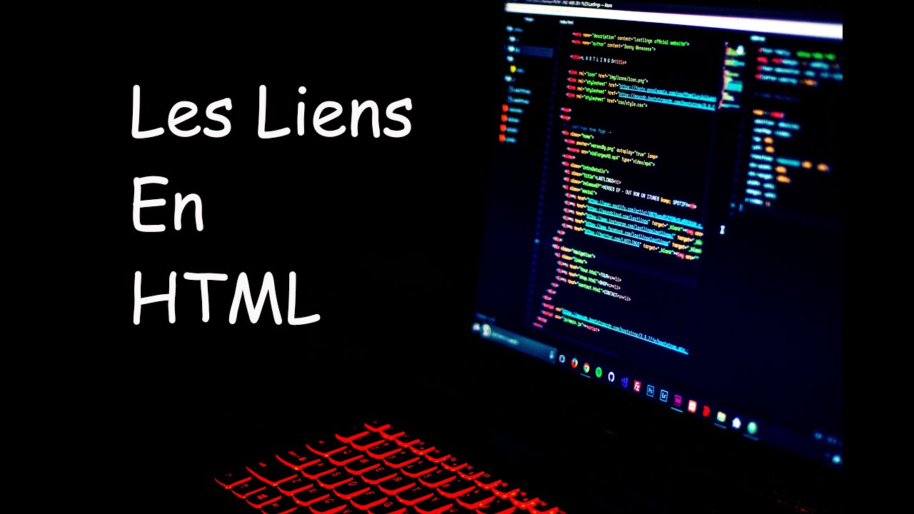 Les liens en HTML - YouTube
